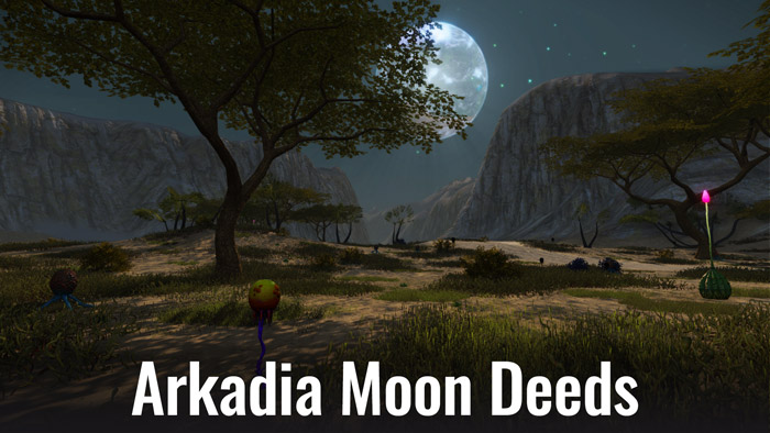 Entropia Universe – Arkadia Moon Deeds Sale